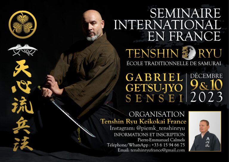 SEMINAIRE INTERNATIONAL EN FRANCE│JAPANESE TRADITION TENSHINRYU HYOHO